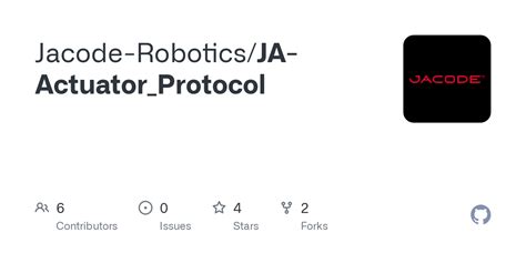 Github Jacode Roboticsja Actuatorprotocol