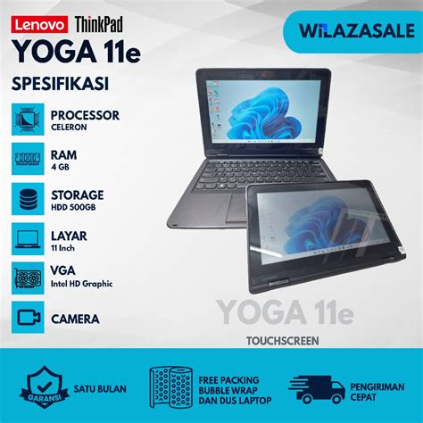 Jual Laptop Bekas Lenovo Yoga E Touchscreen Shopee Indonesia