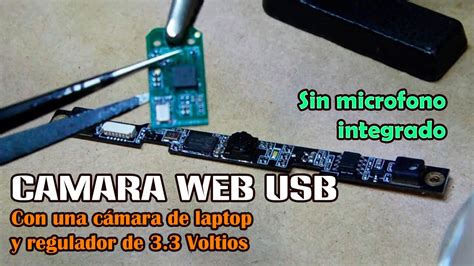 Cámara Web Usb Con Cámara De Laptop Y Regulador De 3 3v De Un Dongle