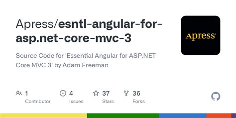 Github Apressesntl Angular For Core Mvc 3 Source Code For