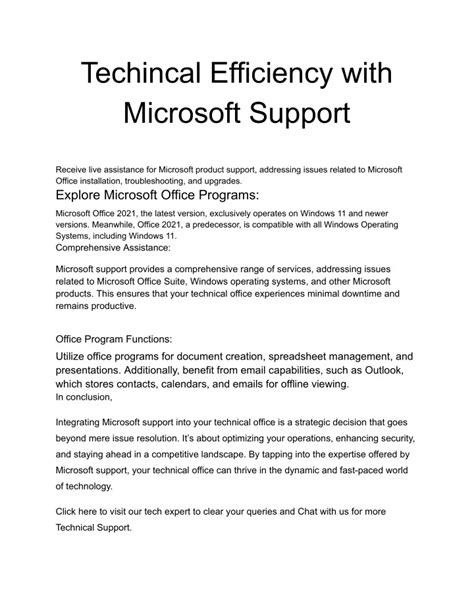 Ppt Techincal Efficiency With Microsoft Support Powerpoint Presentation Id 12804274