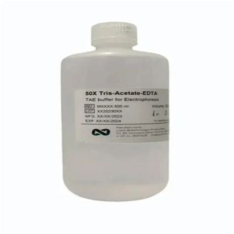 50x Tris Acetate Edta Tris Buffer Solution At ₹ 570 Piece Tris Buffer