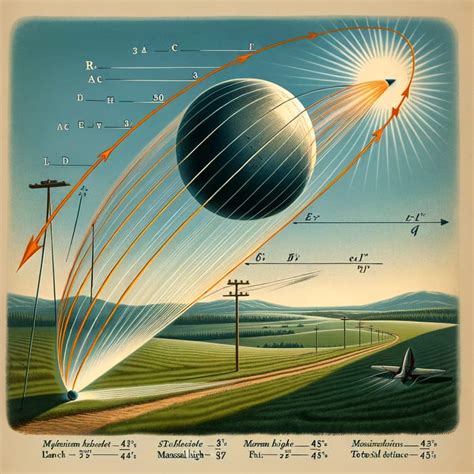 Projectile Motion Explained Physics Concept Visualized AI Art Generator Easy Peasy AI
