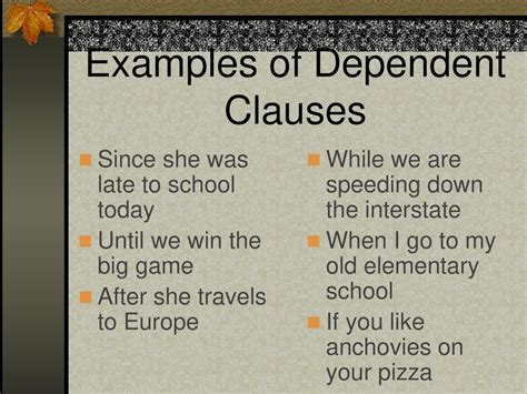 Independent And Dependent Clauses Ppt Download