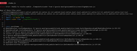 android i am getting this error while opening my react native app