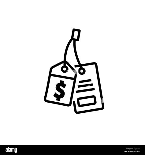 Price Tag Icon Simple Flat Vector Symbol Outline Collection Set Logo Stock Vector Image And Art