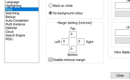 FR Add An Option To Disable All Print Margins Issue Notepad Plus Plus Notepad Plus