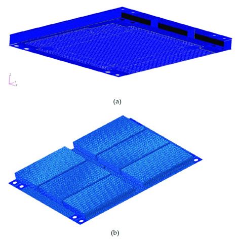 Fe Models Mesh A Cellular Configuration B Commercial Electrical