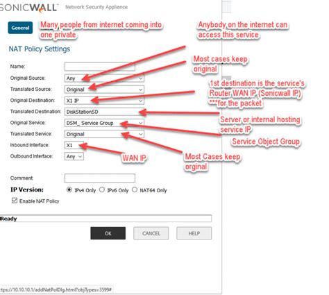 Sonicwall Port Forwarding And Lan Wan Rules Basics Network Antics