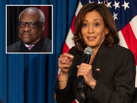Kamala Harris Says Clarence Thomas Said Quiet Part Out Loud Newsweek