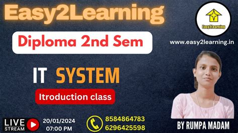Diploma 2nd Sem It System Lec 01 Introduction Class Demo Class