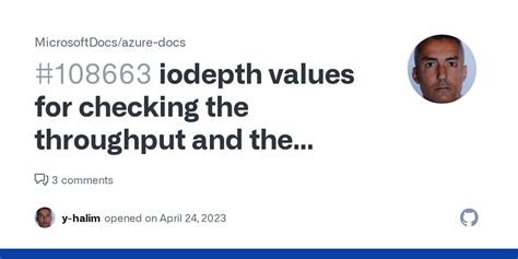 Iodepth Values For Checking The Throughput And The Iops Vs Checking