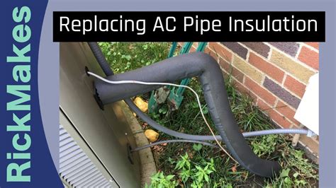 Refrigerant Line Insulation Installation For Air OFF