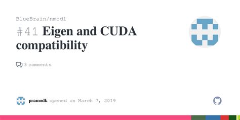 Eigen And CUDA Compatibility Issue BlueBrain Nmodl GitHub