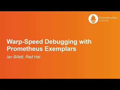 Free Video Warp Speed Debugging With Prometheus Exemplars From Cncf