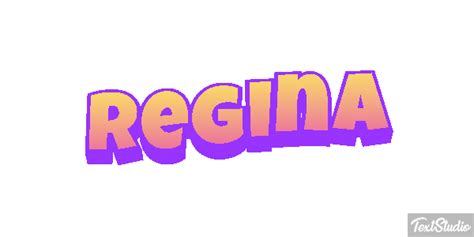 Regina Name Animated  Logo Designs