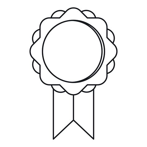 Round Banner Icon Outline Style 15233999 Vector Art At Vecteezy