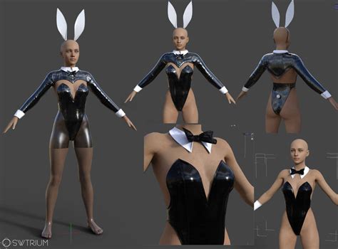 Bunny Suit And Reverse Bunny Suit Wip Previews 2 By Swtrium On Deviantart