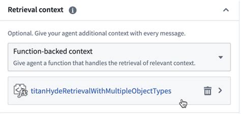 Aip Agent Studio • Retrieval Context • Context Types • Palantir