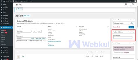 How To Add Custom Meta Box At Order Admin In Woocommerce R Talfa