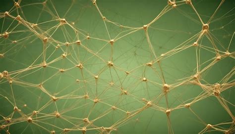 Abstract Image Of A Network Of Interconnected Nodes Resembling A Neural