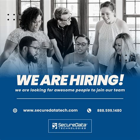 Secure Data Technologies Inc On Linkedin Careers Secure Data