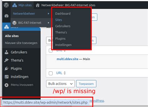 Multisite Admin Url Not Correct Bedrock Roots Discourse