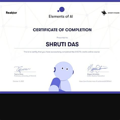 Shruti Das On Linkedin Universityofhelsinki Reaktor Artificialintelligence Machinelearning