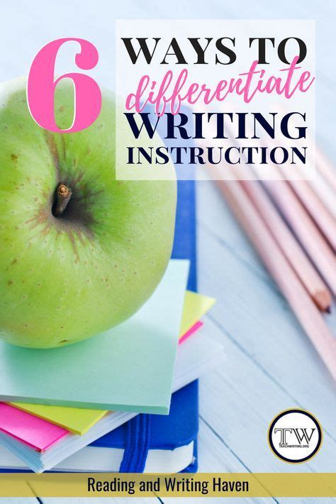6 Ways To Differentiate Writing Instruction —