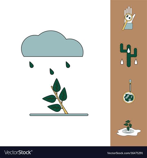 Collection Of Icons And Spread Infection Vector Image