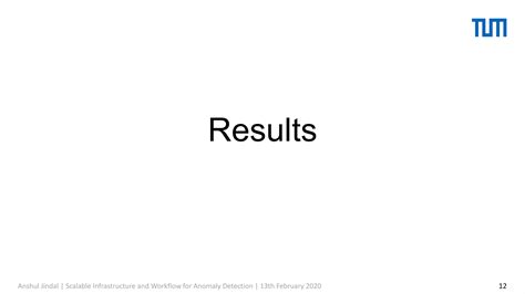 scalable infrastructure and workflow for anomaly detection ppt