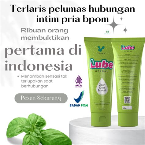 VERBALUBE vigel minyak gel pelumas hubungan seksual intim alami untuk pria Fiesta Lubricant Gel ...