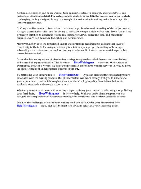 Undergraduate Dissertation Layout Uk Pdf Thesis Obesity