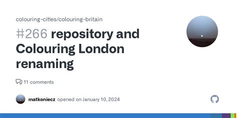 Repository And Colouring London Renaming · Issue 266 · Colouring Citiescolouring Britain · Github