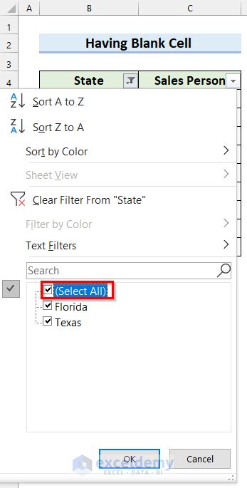 The Excel Filter Is Not Working After A Row 4 Reasons And Solutions