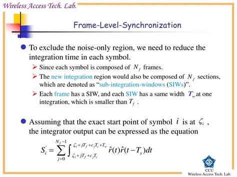 Ppt Uwb Synchronization Powerpoint Presentation Free Download Id