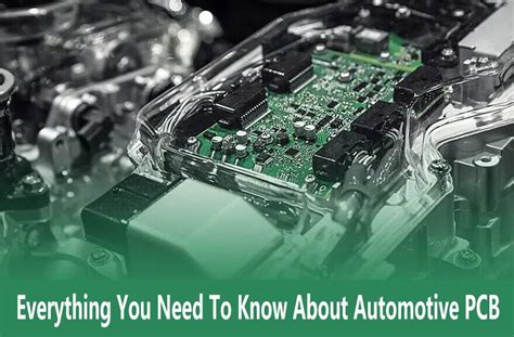 Everything You Need To Know About Automotive Pcb Techsparks