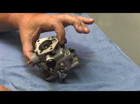 Kohler carb rebuild - YouTube