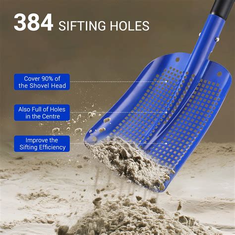 Sand Sifter Biosp Poultry Sifting Scoop Shovel Heavy Duty Steel