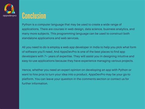 A Comprehensive Guide To App Development With Python Appsdevpro Pdf