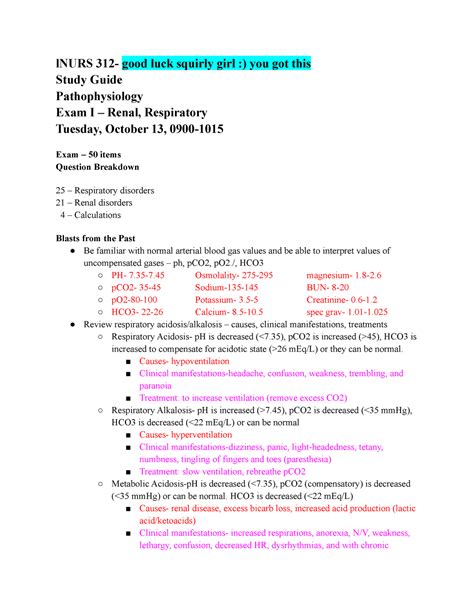 patho exam one lecture notes lnurs 312 good luck squirly girl