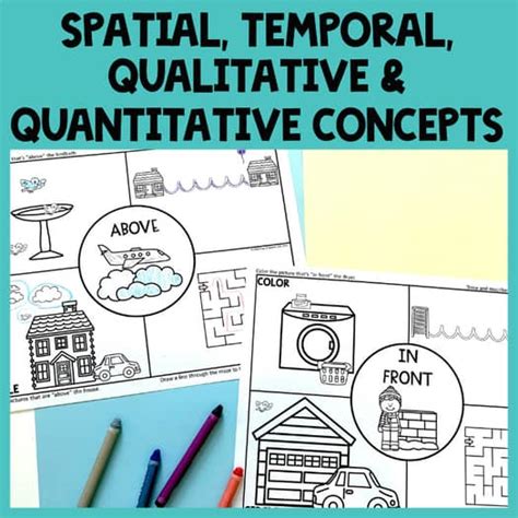 Spatial Concepts Speech Therapy Qualitative Quantitative Temporal