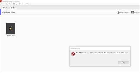 Cannot Combine Word Docs To A Single PDF Adobe Product Community
