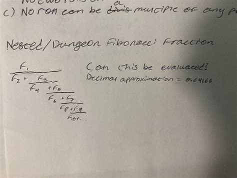 Evaluating A Closed Form For An Infinite Nested Fraction Involving