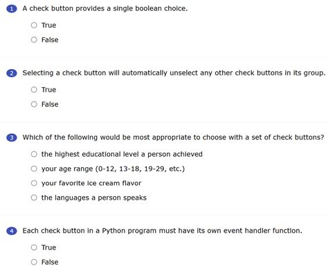 Solved A Check Button Provides A Single Boolean Solved A Check Button Provides A Single Boolean