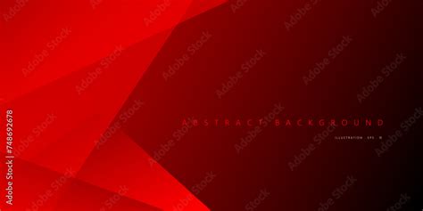 Red Triangle Overlap Vector Background For Corporate Concept Template Poster Brochure