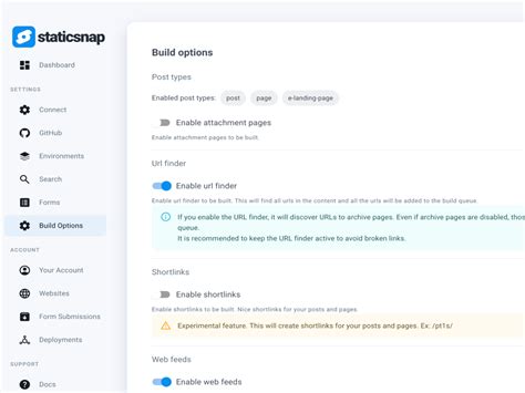 Static Snap Wordpress Plugin