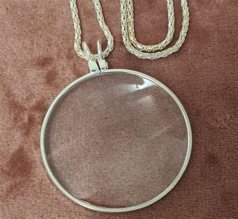 Lupe Mit Kette Praktisch Zum Umh Ngen X Power Glas Acheter Sur Ricardo