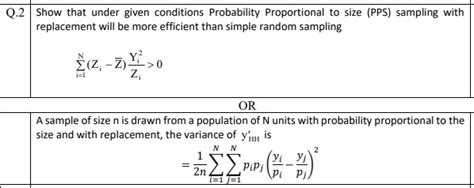 Solved 02 Show That Under Given Conditions Probability Proportional