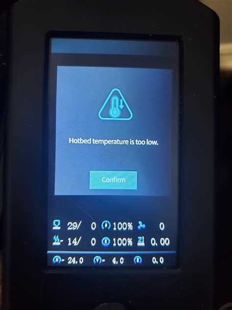 My Ender 3 Max Neo Is Giving Me This Error Prompt When I Try To Start A